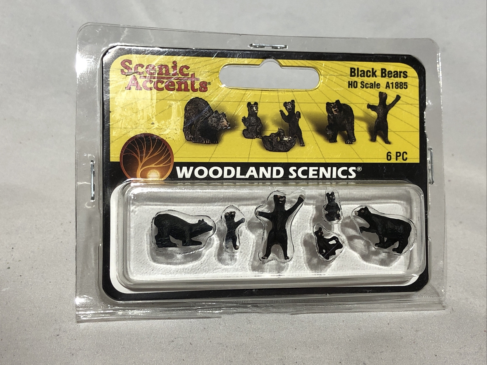 Woodland Scenics ~ HO Scale Animals ~ Black Bears ~ A1885 *NEW* | eBay