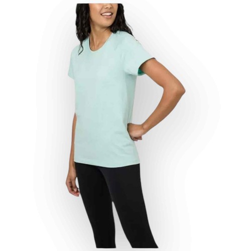 Tuff Athletics Womens Seamless Lightweight Active Tee - Size M, Green ...