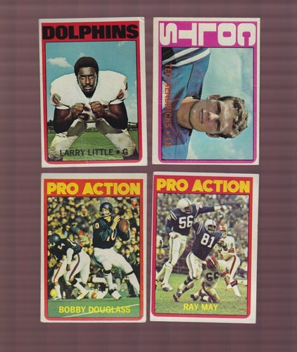 1972 Topps Football Partial Set 219 different cards includes Stars | eBay