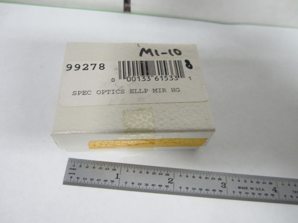 MICROSCOPE OPTICAL GOLD PLATED MIRROR EDMUNDS LASER OPTICS AS IS BIN#M1 ...