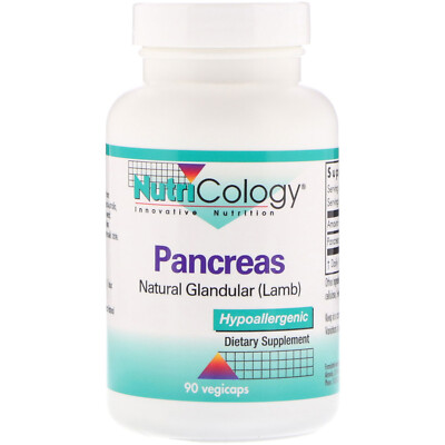 2 X Nutricology, Pancreas, Natural Glandular (Lamb), 425 mg, 90 ...