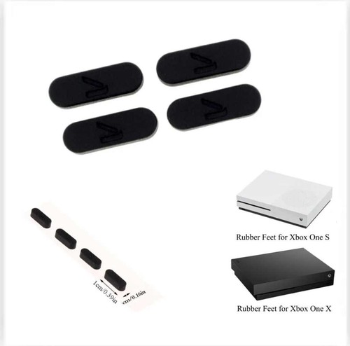 Official Feet Foot Pad For Xbox One S / X Console Rubber Feet Foot Pad ...