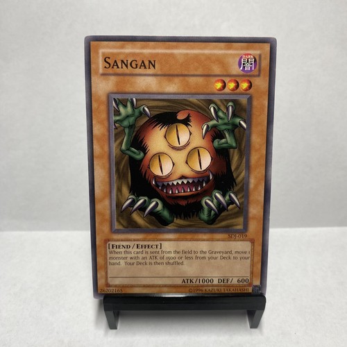 Yugioh -- Sangan -- SDJ-019 -- Near Mint+ | eBay