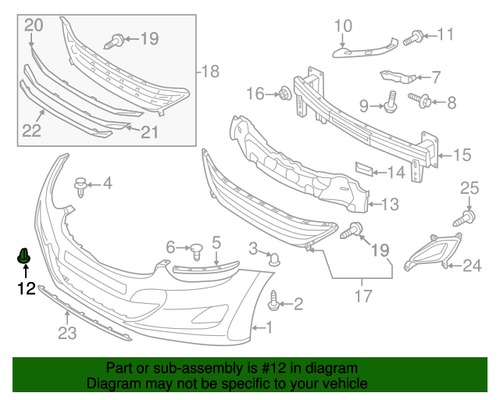 GENUINE Front Bumper Tow Eye Hook Cap for 14-16 Hyundai Elantra OEM ...