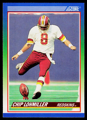 Chip Lohmiller, 1990 Score, #341, Washington Redskins, | eBay