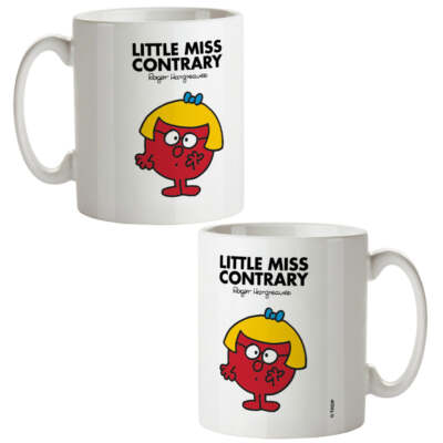 Little Miss Contrary Mug Mr Men Hot Drinks Cup Gift | eBay UK