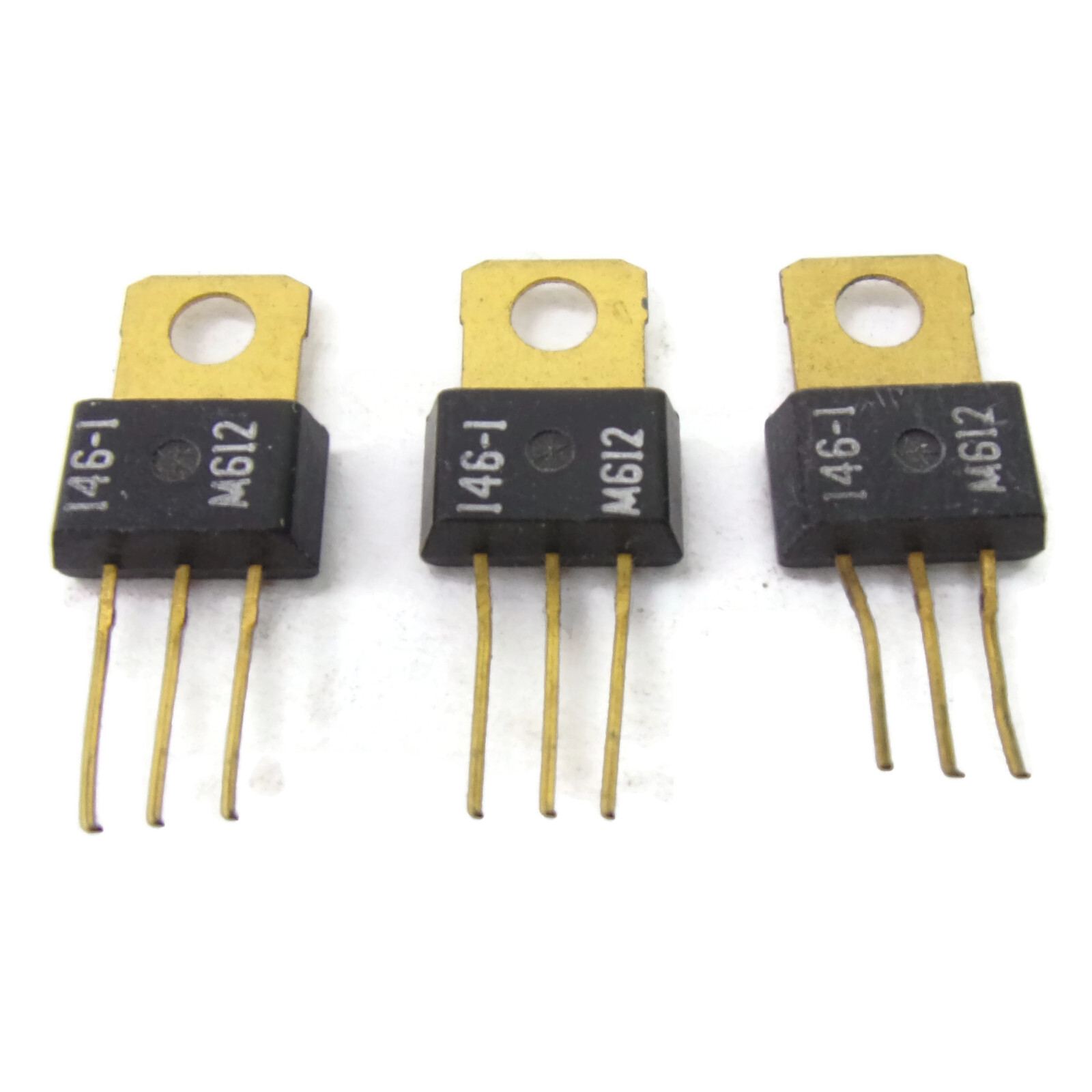3-pcs NOS 146-1 Motorola Gold Plated Transistors | eBay