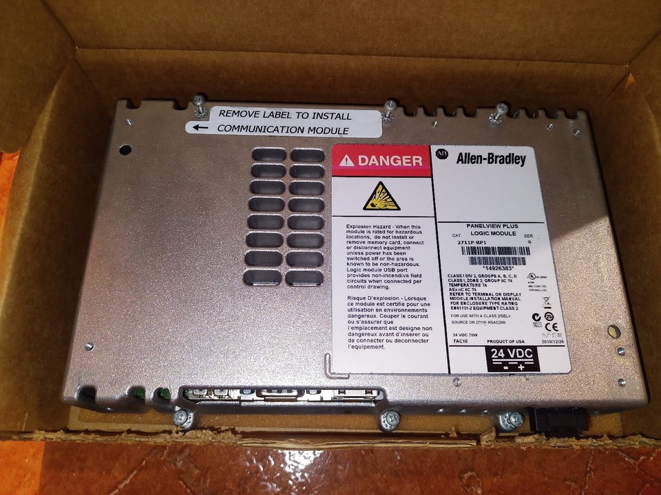 New ALLEN BRADLEY 2711P-RP1 G LOGIC MODULE PANELVIEW PLUS | eBay