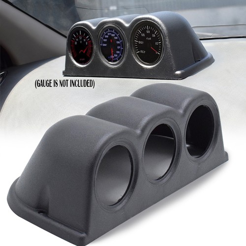 2'' 52mm Triple 3 Hole Dashboard Gauge Holder Pod Car Meter Mount ...