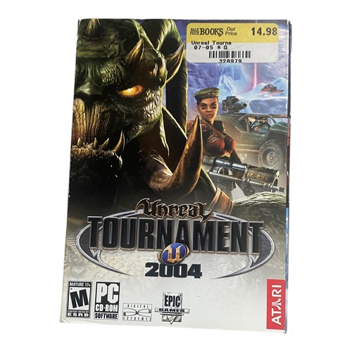 Unreal Tournament 2004 Small Box PC Game Atari Shooter Complete CIB ...