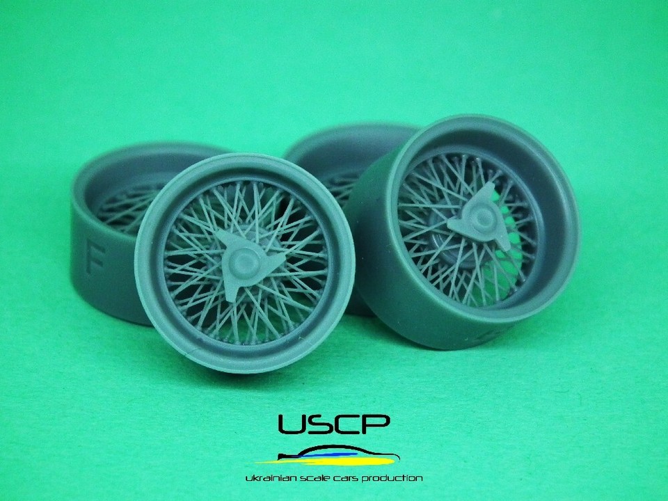 USCP 24P176 1/24 15 inch Italian Wire wheels for 250 GTO Resin kit | eBay