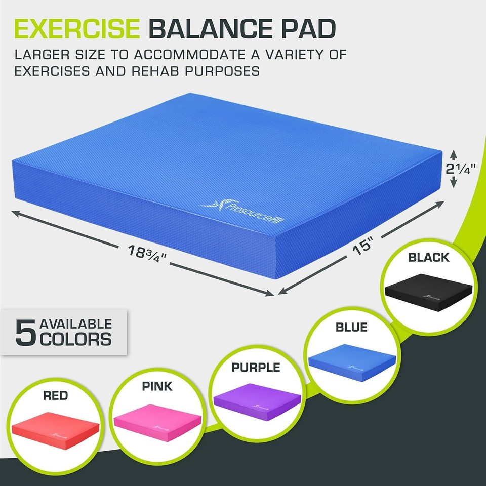 Prosourcefit Extra Large Exercise Balance Pad For Core Strength And ...