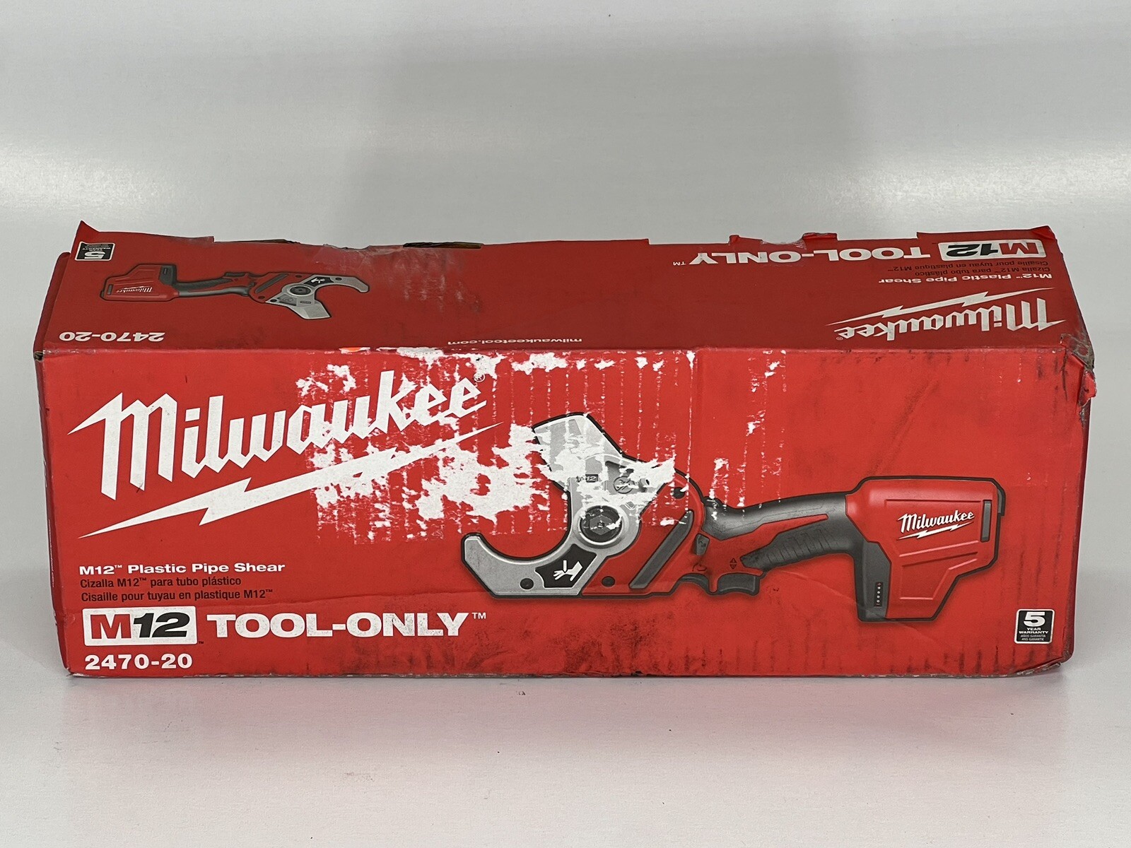 Milwaukee M12 2470-20 Plastic Pipe Shear Kit - Red for sale online | eBay