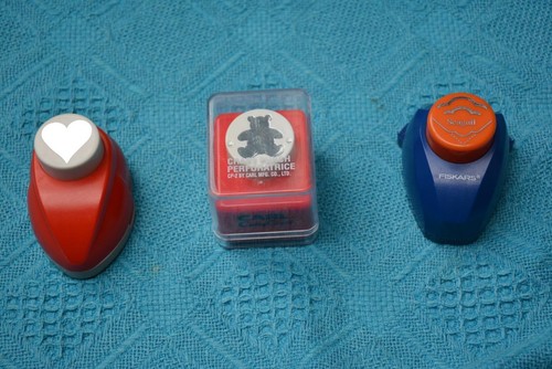 AS NEW 3 x Paper Craft Cutters GR8-Scrapbooking. Teddy-Heart-Seagull ...