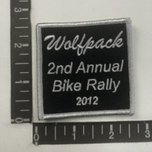 2012 WOLFPACK 2nd ANNUAL BIKE RALLY Motorcycle Patch O04A | eBay