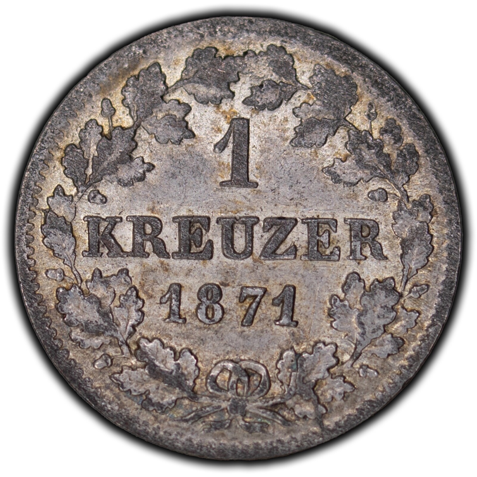 Germany Bavaria 1871 1 Kreuzer Silver Coin KM - Choice Uncirculated | eBay