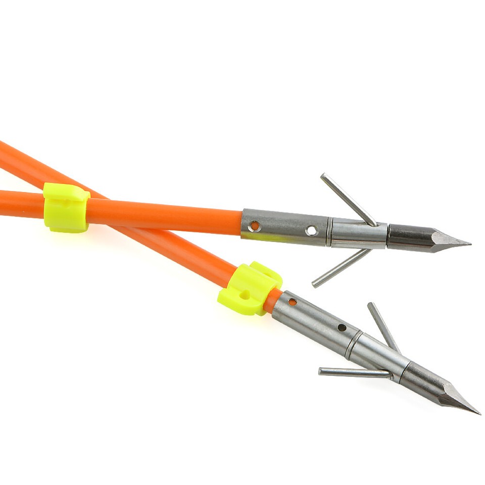 30'' Bowfishing Solid Fiberglass Arrows Fishing Arrowheads Bow Archery ...