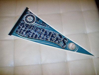 seattle mariners baseball pennant full size | eBay