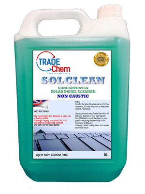 Solar Panel Cleaner Fluid Concentrated 5L Container SolClean | eBay UK