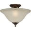 NIB Nice Forte-Lighting Semi-Flush Mount 2-Bulbs CEILING LIGHT (2241-02 ...