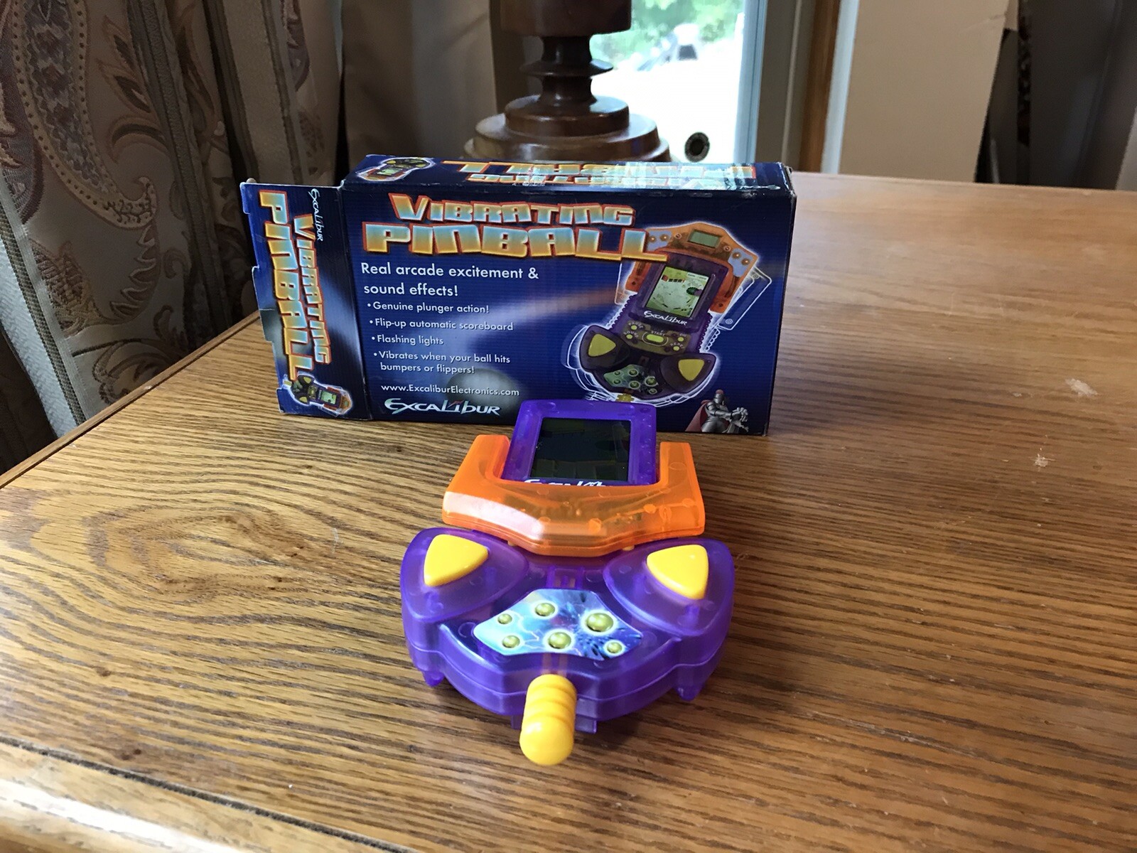 Vintage Hand-held Excalibur Video Game Vibrating Pinball 755482159196| eBay