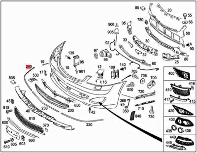 Genuine MERCEDES W221 S-CLASS W221 Trim strip 2218850221 | eBay