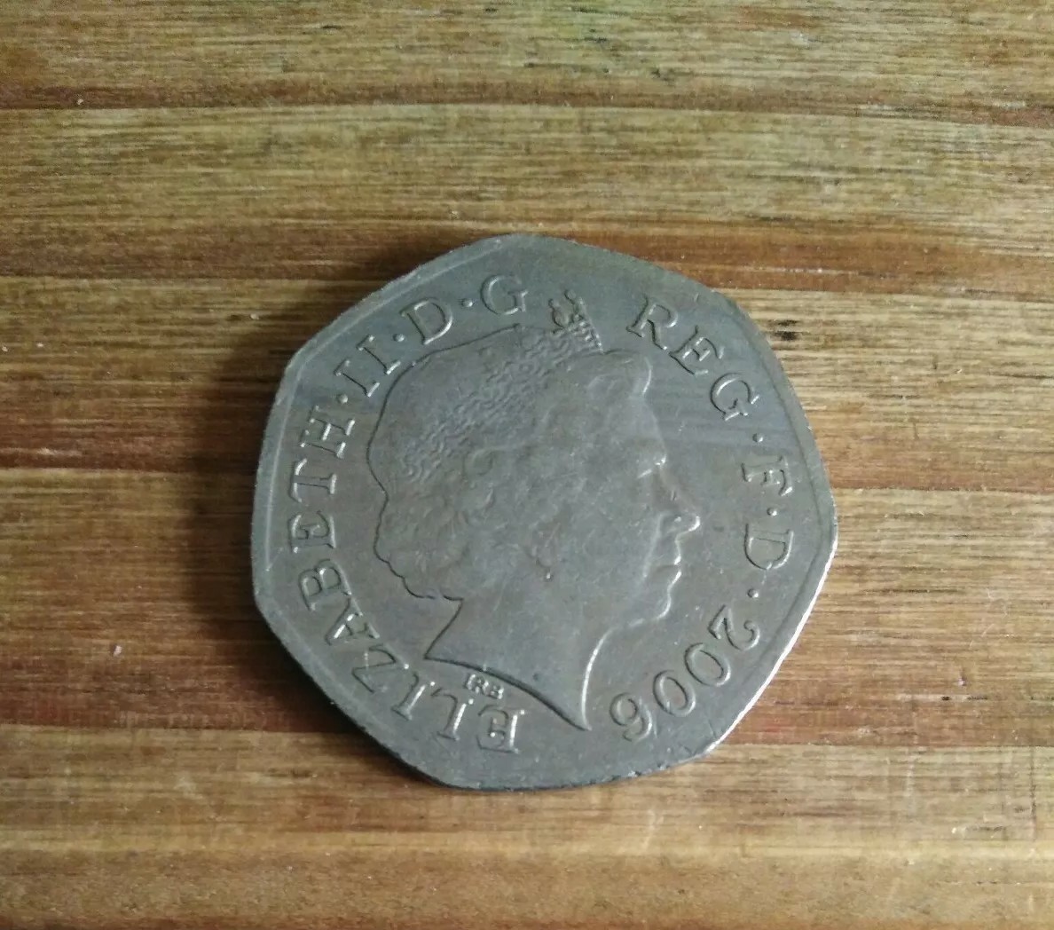 RARE fifty pence 50p Commemorative Coin 2006 wounded soldier Victoria ...