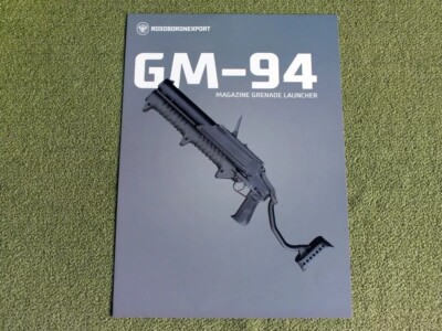 GM-94 43mm Magazine Grenade Launcher Brochure Russian Army Gun Weapons ...