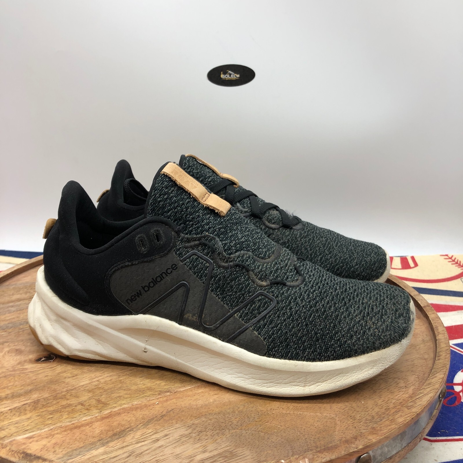 New Balance Mens Fresh Foam Roav v2 MROAVLK2 Black Ru… - Gem