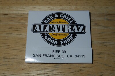 Vtg Alcatraz Bar & Grill Pier 39 San Francisco California Restaurant ...