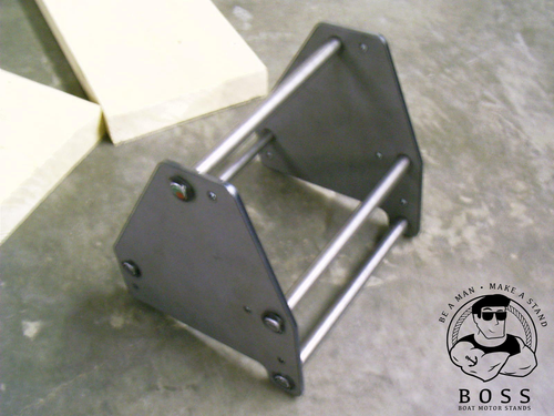 Boss Outboard Boat Motor Stand Bracket Cart Dolly Storage Heavy Duty | eBay
