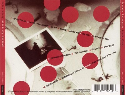 RAHSAAN PATTERSON - AFTER HOURS NEW CD 181475700128| eBay