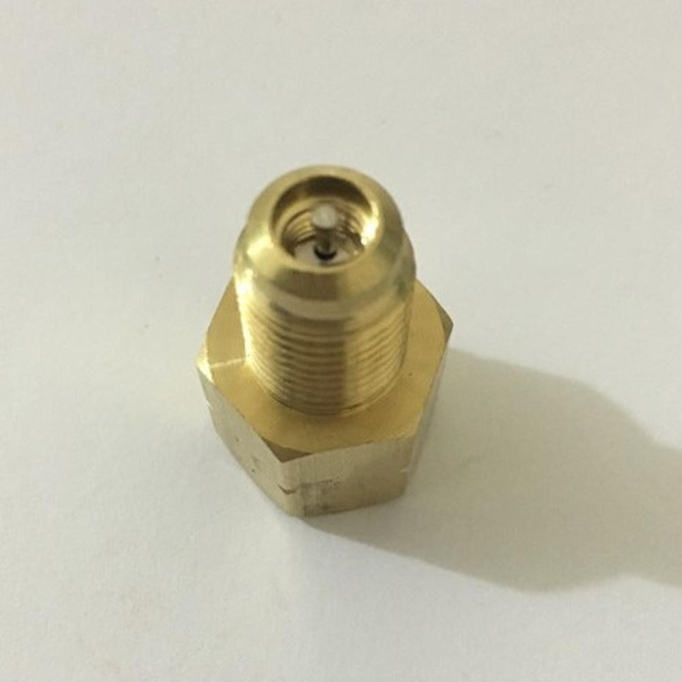 R32 R454B Refrigerant Brass Adapter, 1/4" Fe male to 1/4" Male Reverse ...