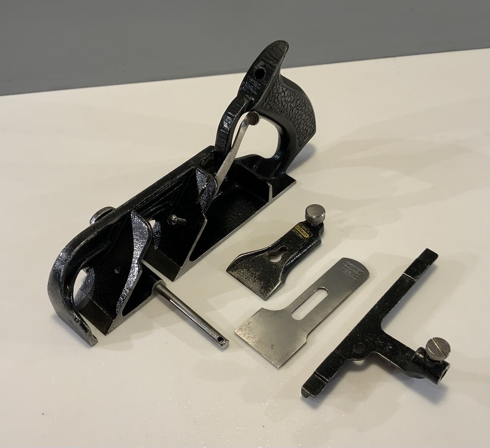 VINTAGE STANLEY No 78 REBATE PLANE WITH DEPTH STOP & FENCE MADE IN ...