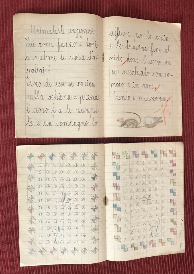 2 School Notebooks - Kids with Rhyming Phrases - Years '940/950 | eBay