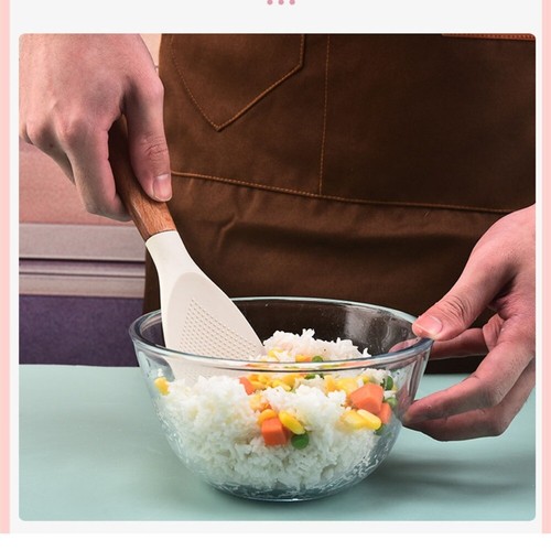 Can Stand Rice Spoon Heat Resistant Spatula Simple Rice Shovel Home ...