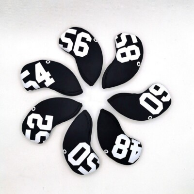 7x Thick Neoprene Wedge Cover Golf Club Headcover RH 48 50 52 54 56 58 ...