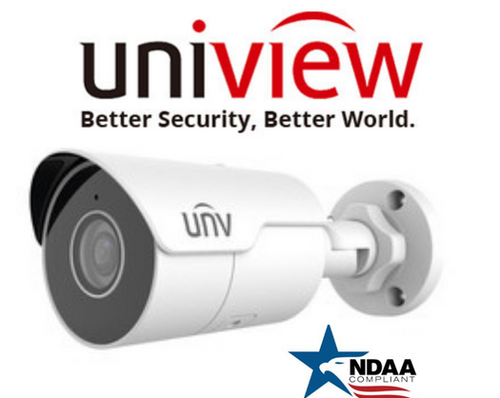 UNV 4MP HD IP67 PoE NDAA Audio IP Uniview Network Mini Bullet Security ...