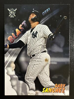 Gary Sanchez 2019 Topps Big League Blast Off Card New York Yankees #BO ...