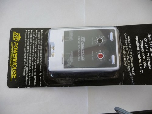 X10 UM506 Universal Plug-In Module with Momentary Contact Functionality ...