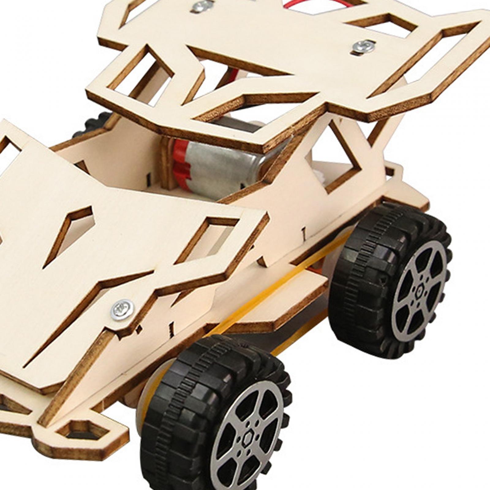 Mini Car Model Kits Four Wheel Drive Race Car Vehicle Building Kits ...