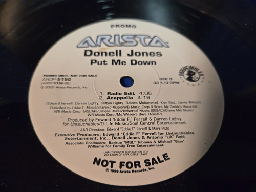 Donell Jones – Put Me Down - 12" VINYL RECORD SINGLE | eBay