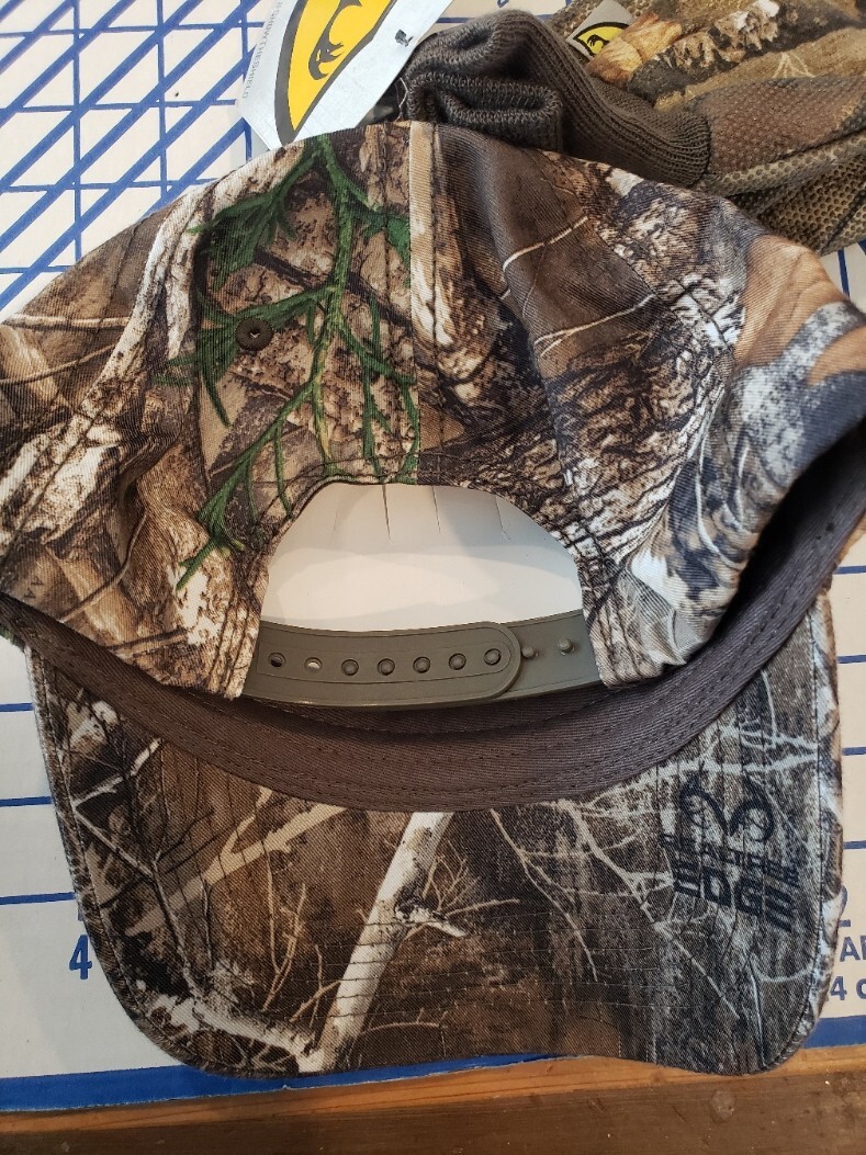 Realtree Edge Camo Antler Patch Real Tree Mens Snapback Cap Hat and ...