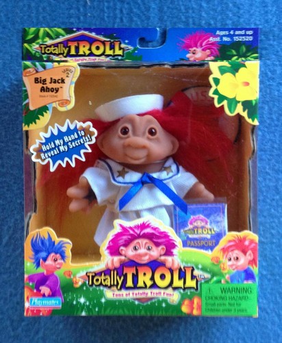 BIG JACK AHOY TOTALLY TROLL 2001 PLAYMATES 5 INCH FIGURE SAILOR TROLLS ...