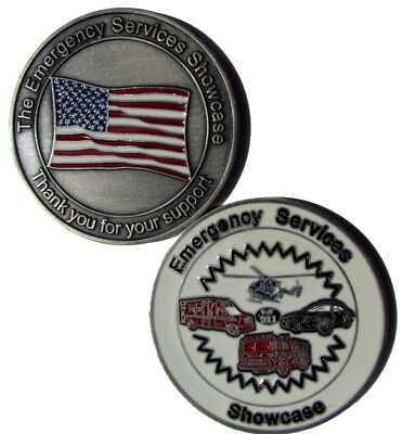 Emergency Services Showcase Challenge Coin | eBay