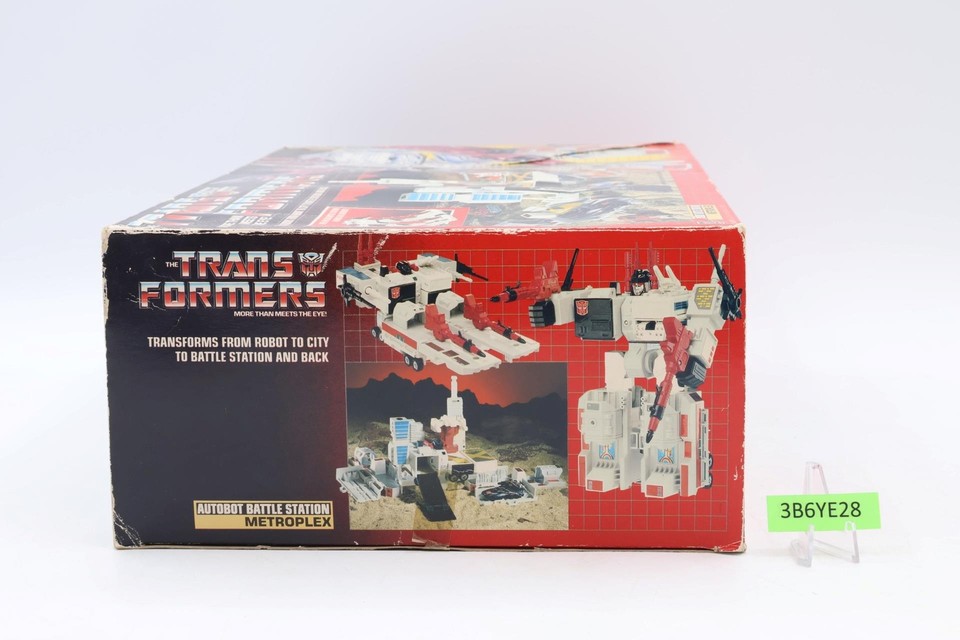 Metroplex W/BOX & INSERT 100% Complete 1985 Vintage G1 Transformers ...