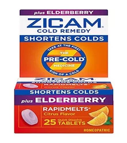 SM Zicam Elderberry Citrus RapidMelts 25ct | eBay