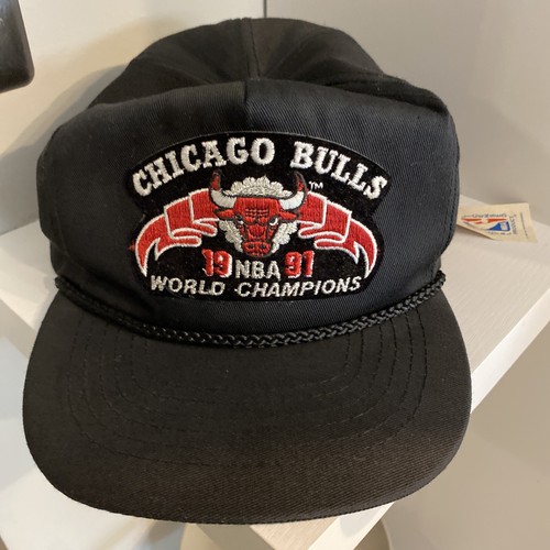 NEW WITH TAGS Vintage Rare 1991 Chicago Bills Championship SnapBack ...