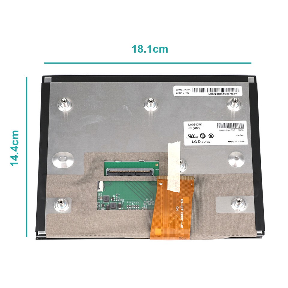 8.4" Uconnect 4C UAQ 17-22 Replacement LCD Display Touch Screen Radio ...