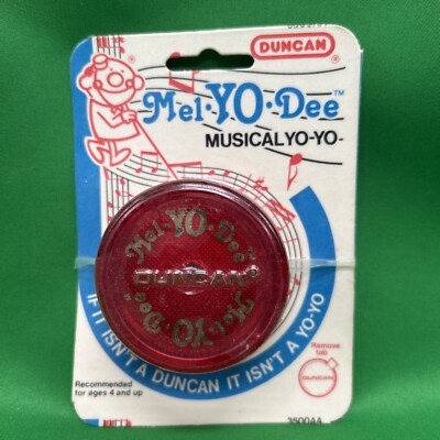 Vintage Duncan MEL-YO-DEE Yo-Yo Musical Butterfly Shape Red 1986 YoYo ...
